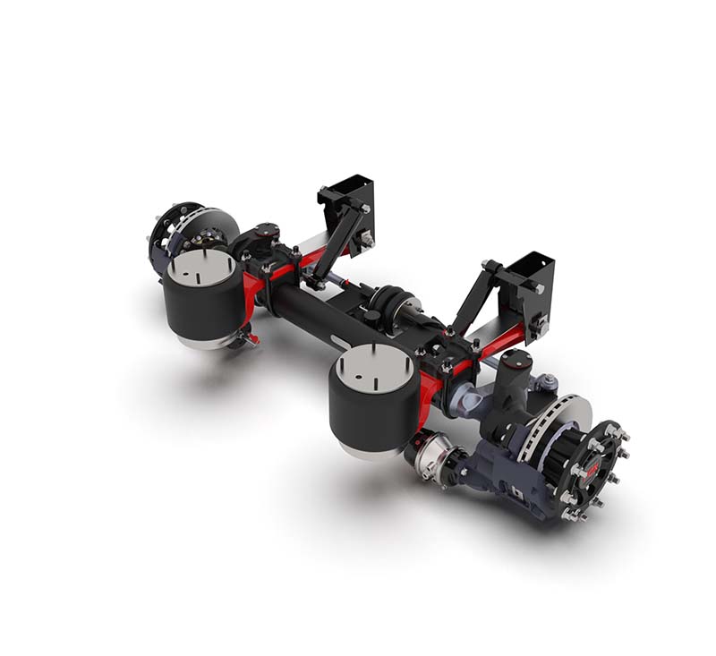 9 Ton Self Steering Axle with Disc Brakes | Enhanced Maneuverability