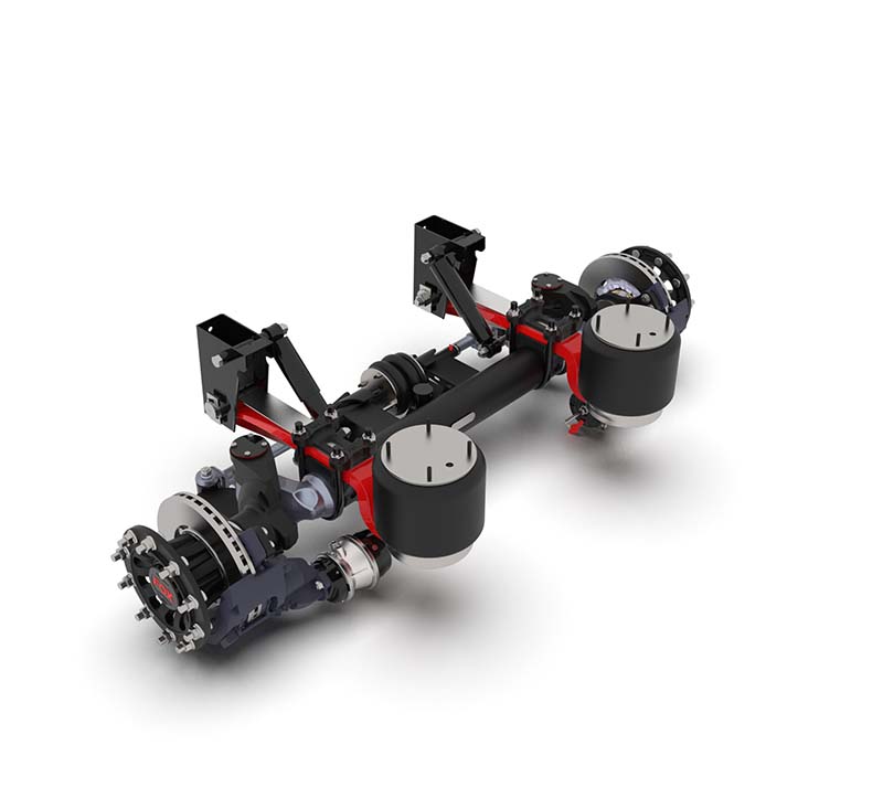 9 Ton Self Steering Axle with Disc Brakes | Enhanced Maneuverability