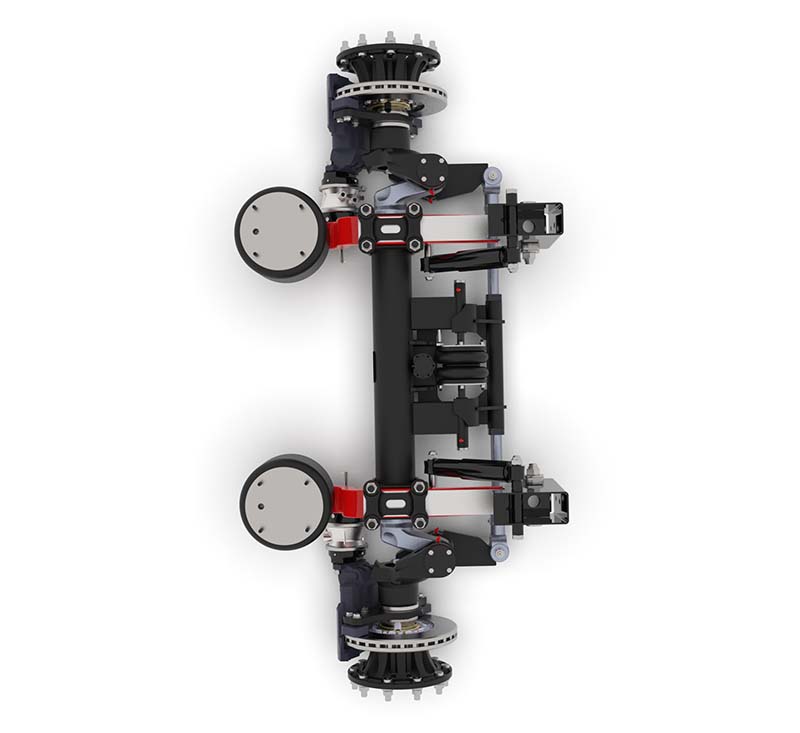 9 Ton Self Steering Axle with Disc Brakes | Enhanced Maneuverability