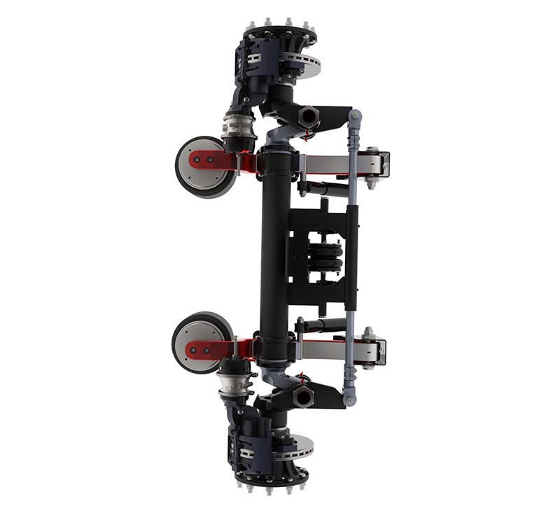 9 Ton Self Steering Axle with Disc Brakes | Enhanced Maneuverability